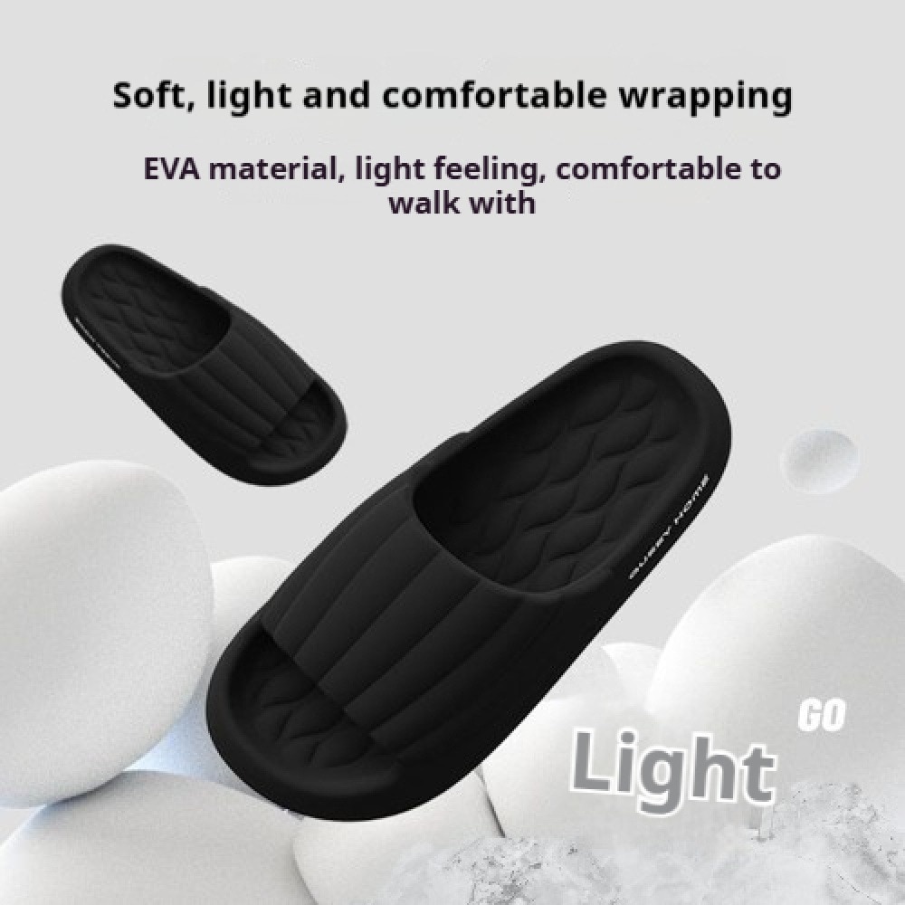 Papuci de casa, AONYIYI, Spuma PVC, Negru, 38-39EU - eMAG.ro