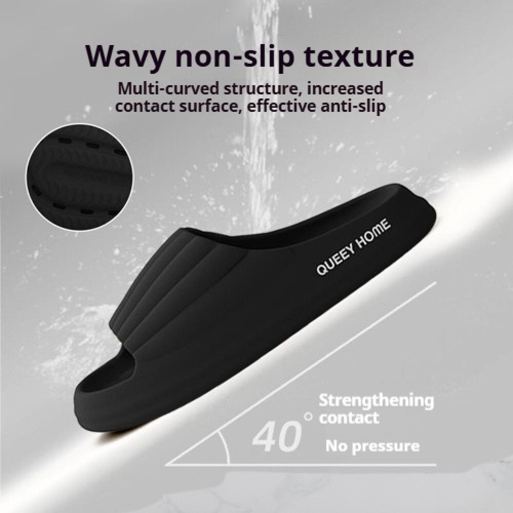 Papuci de casa, AONYIYI, Spuma PVC, Negru, 38-39EU - eMAG.ro