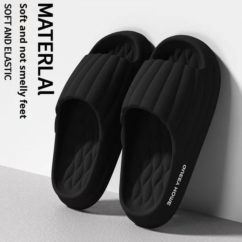 Papuci de casa, AONYIYI, Spuma PVC, Negru, 38-39EU - eMAG.ro