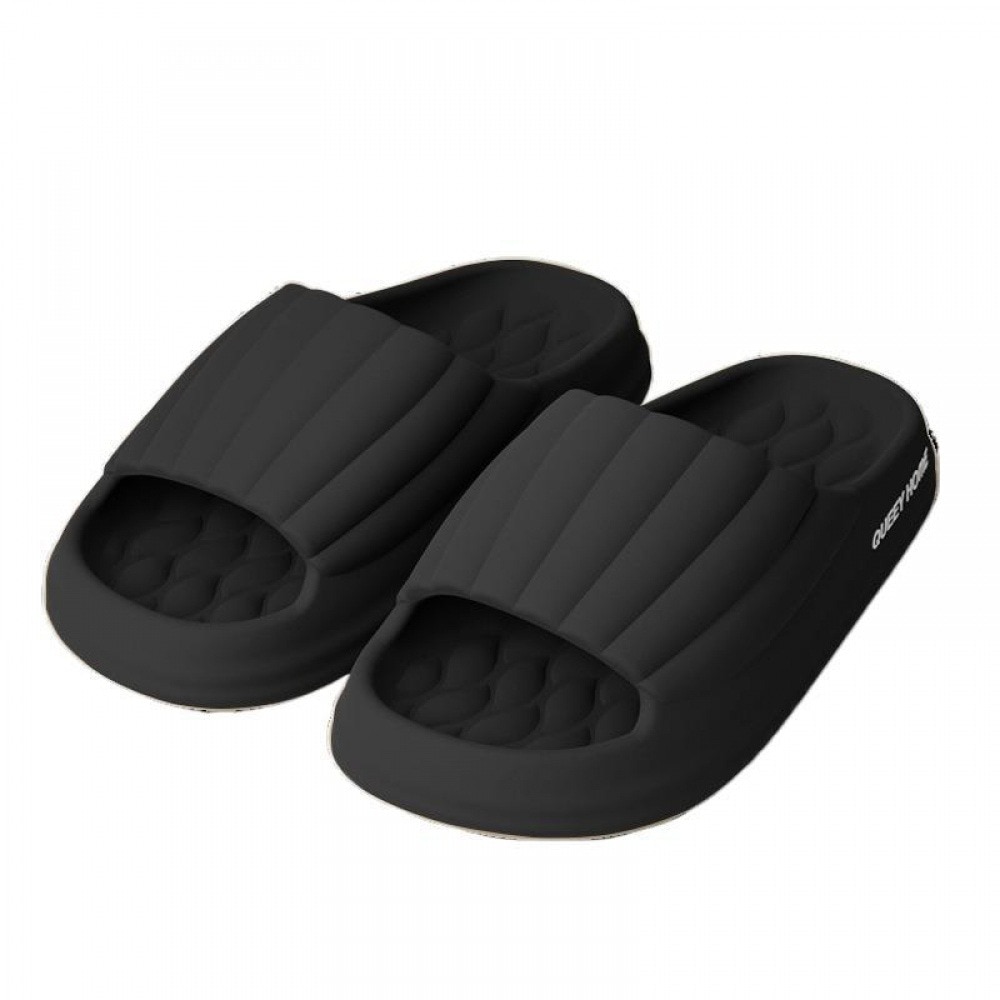 Papuci de casa, AONYIYI, Spuma PVC, Negru, 38-39EU - eMAG.ro
