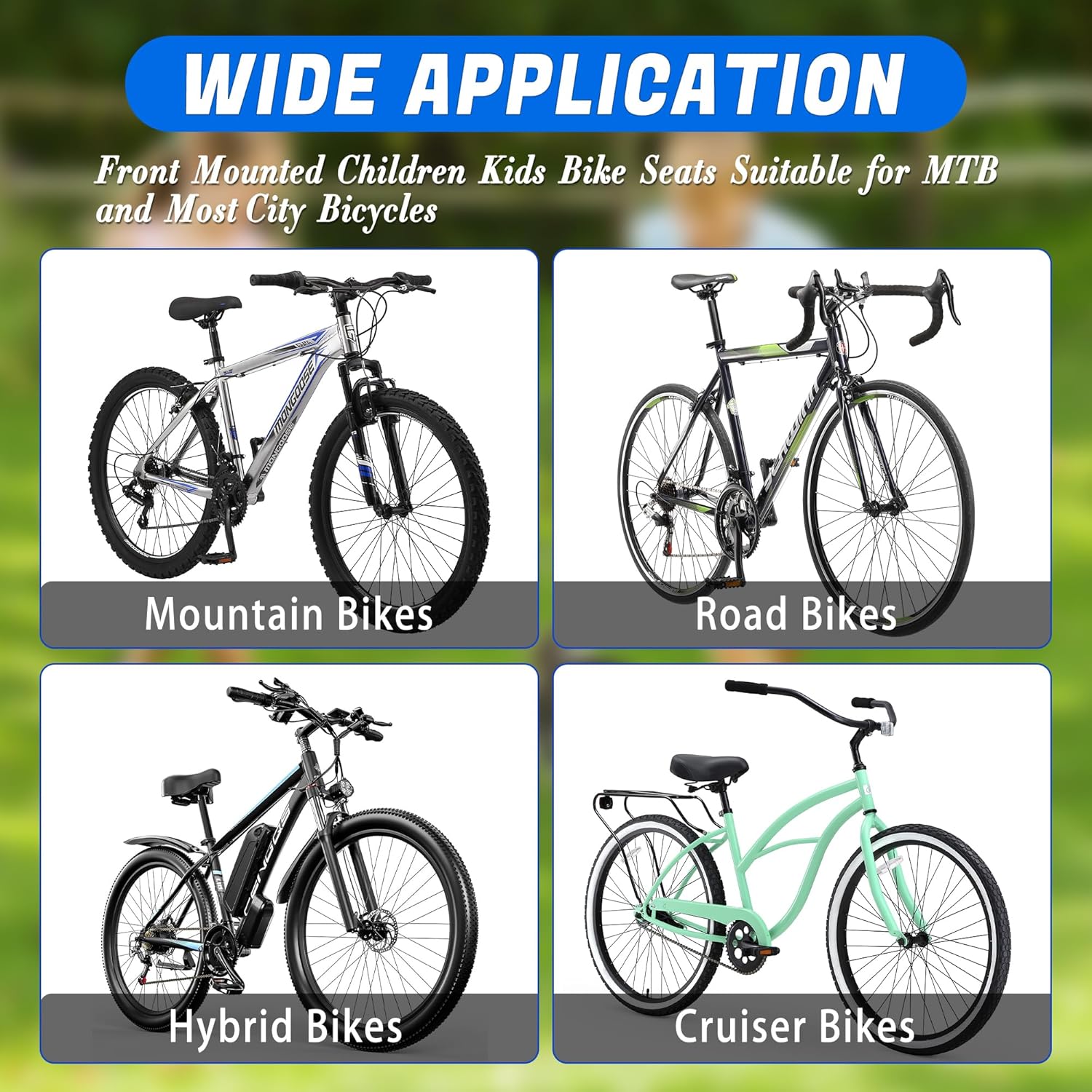 Scaun copil pentru bicicleta cu montaj pe cadru cu ghidon auxiliar ...