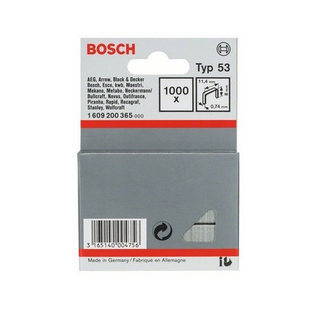 Capse din sarma fina Bosch tip 53, 1000 buc., L 8 mm - eMAG.ro