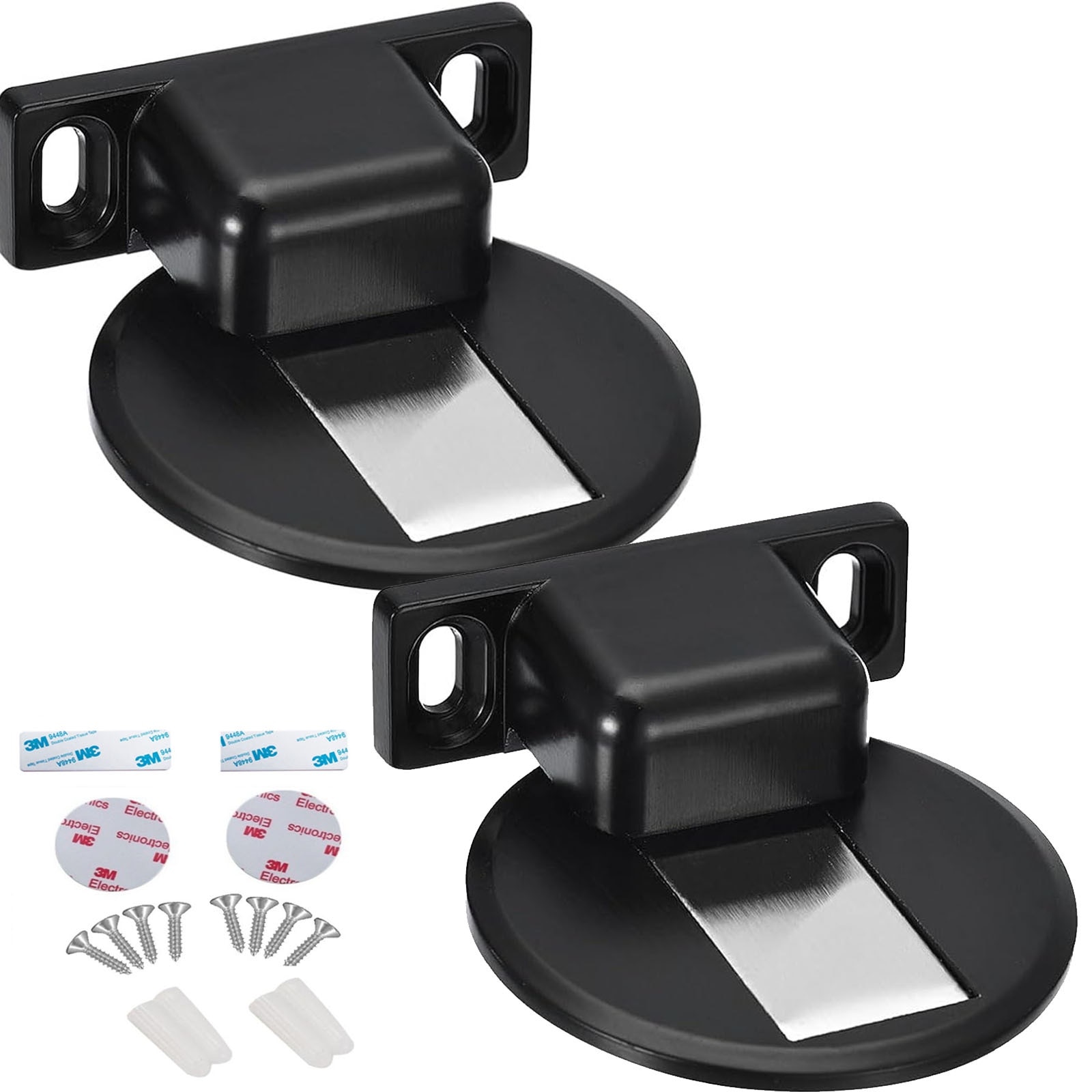 Set 2 Opritor Magnetic pentru Usa, SINBINTA, Cu banda adeziva dublu ...