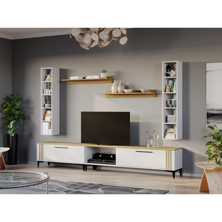 Set mobilier living Laguna Prestige C2, 4 corpuri modulare, 13 spatii ...