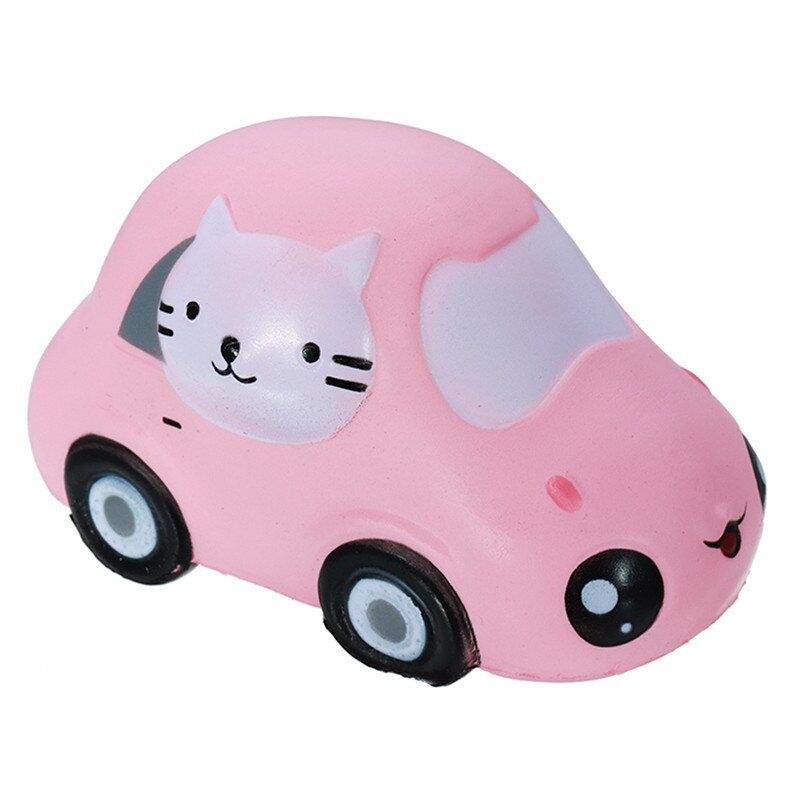 Set jucarii interactive Squishy Sunny Masinuta Roz si Puisor de gaina ...