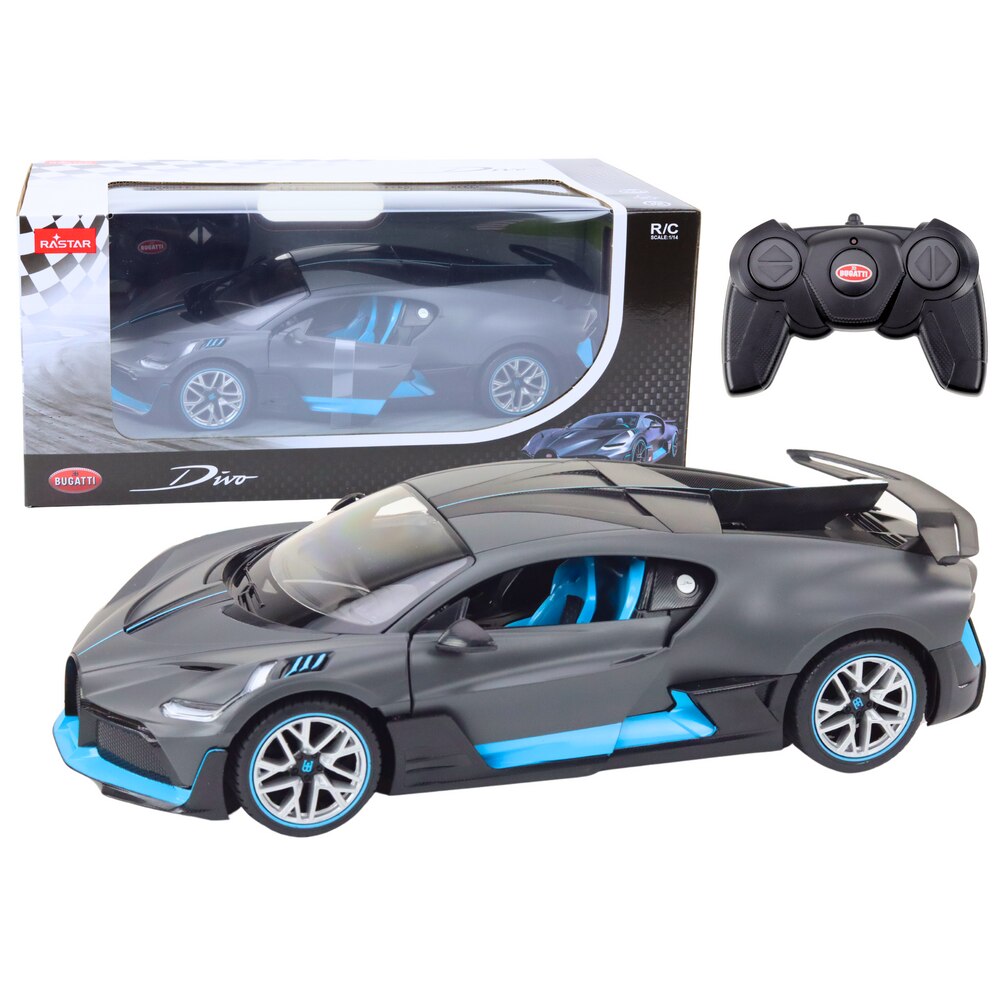 Masinuta RC Bugatti Divo, Rastar, 1:14, deschidere usi, 30x13x9cm - eMAG.ro
