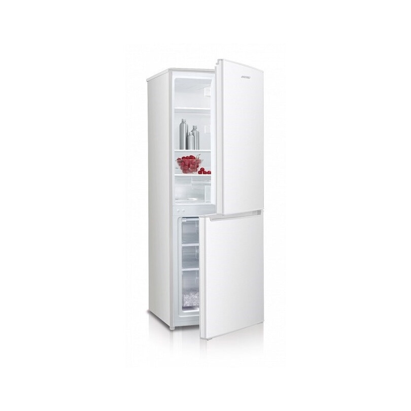 Frigider cu congelator MPM, 215l, alb, 3 rafturi frigider, 3 rafturi ...