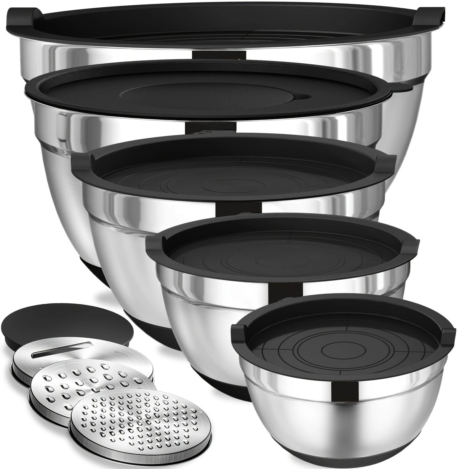 Set boluri inox, Boluri metalice multifunctionale, SINBINTA, 5 buc, Cu ...