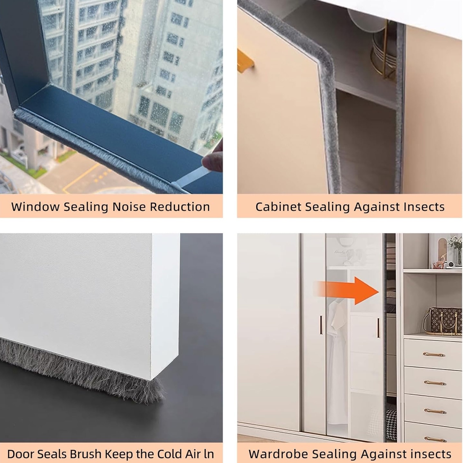 Garnitura perie ferestre, Banda de etansare a usii ferestrei, SINBINTA ...
