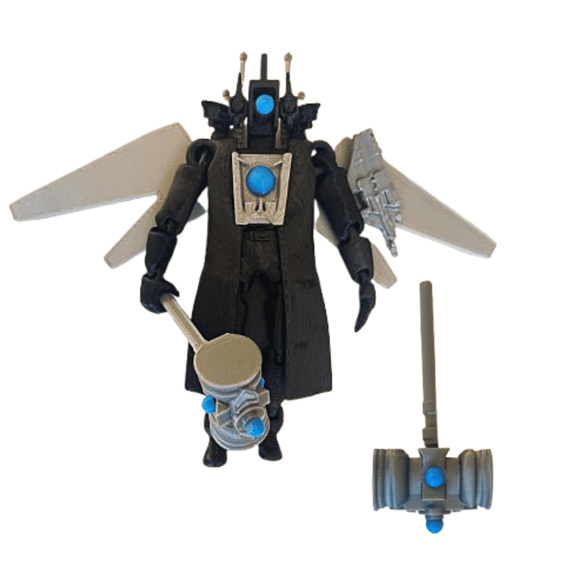 Figurina tip fidget robot Upgraded Titan Cameraman, Skibidi Toilet, cu ...