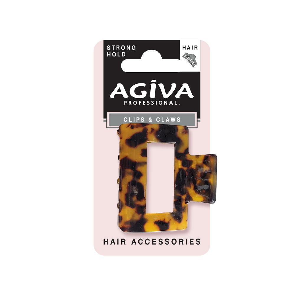 Agrafa de par, Agiva, Marmura, 5,5 cm, Tigru - eMAG.ro