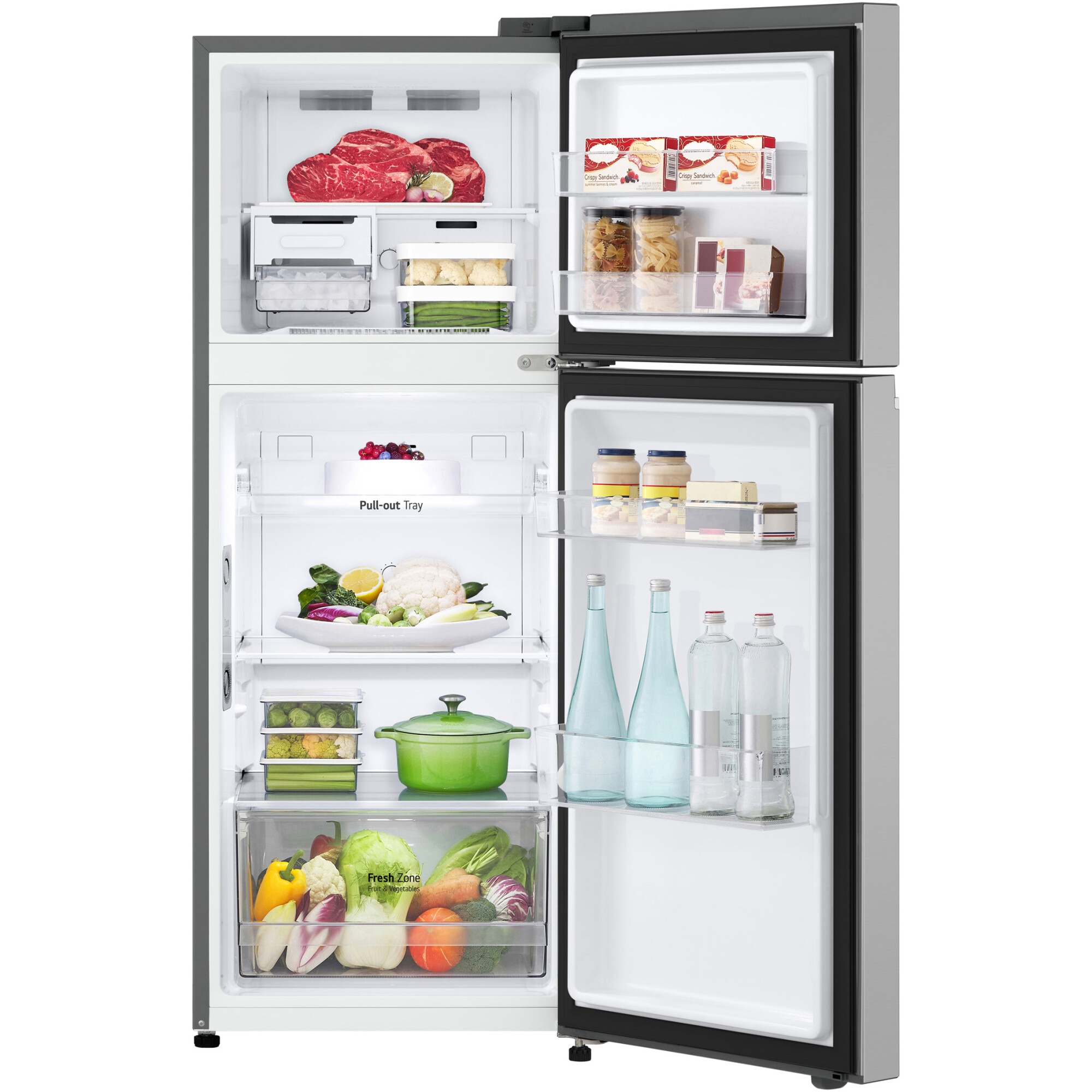 Frigider LG GTBV22PYGKD, 217 l, No Frost, Compresor Smart Inverter ...