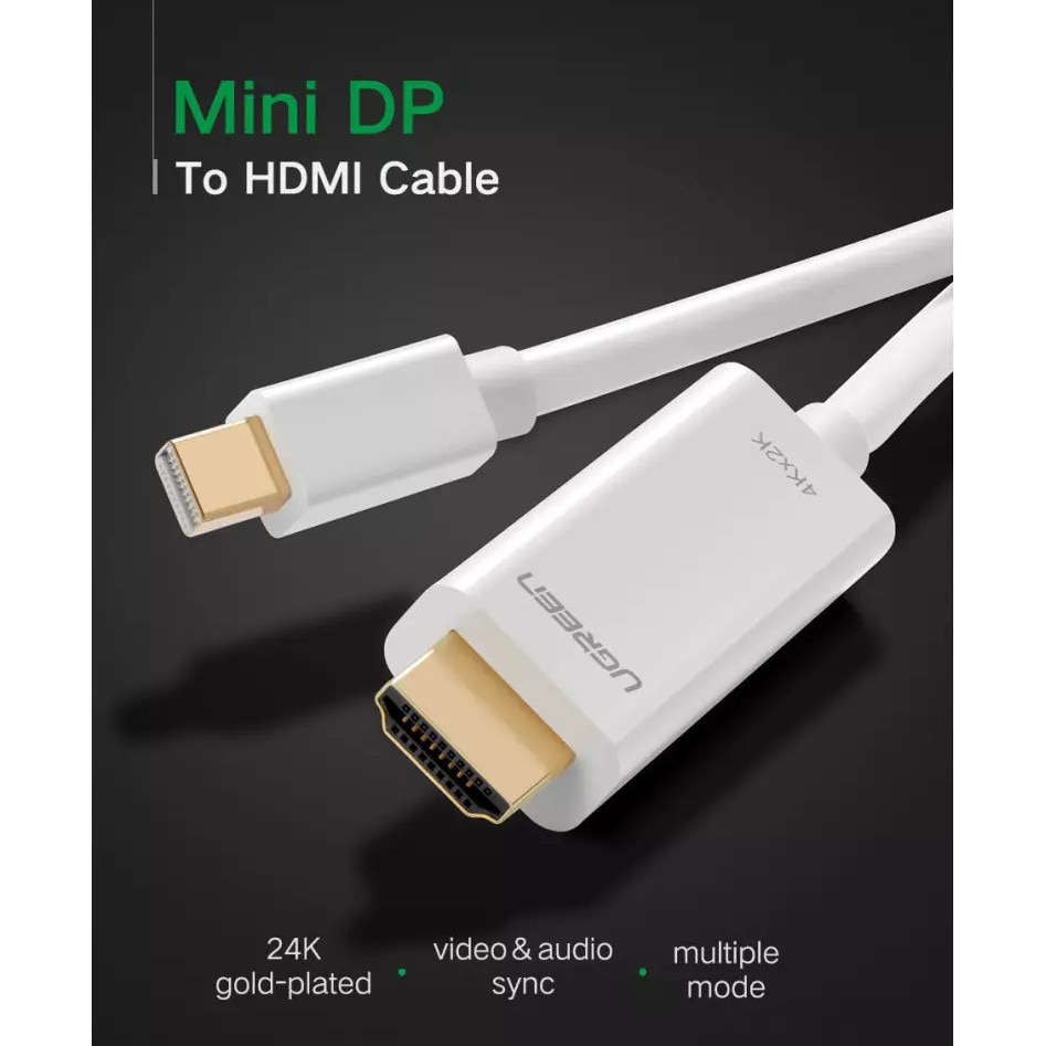 Mini Displayport DP tata la cablu HDMI tata 4K*2K Negru 3 Metri - eMAG.ro
