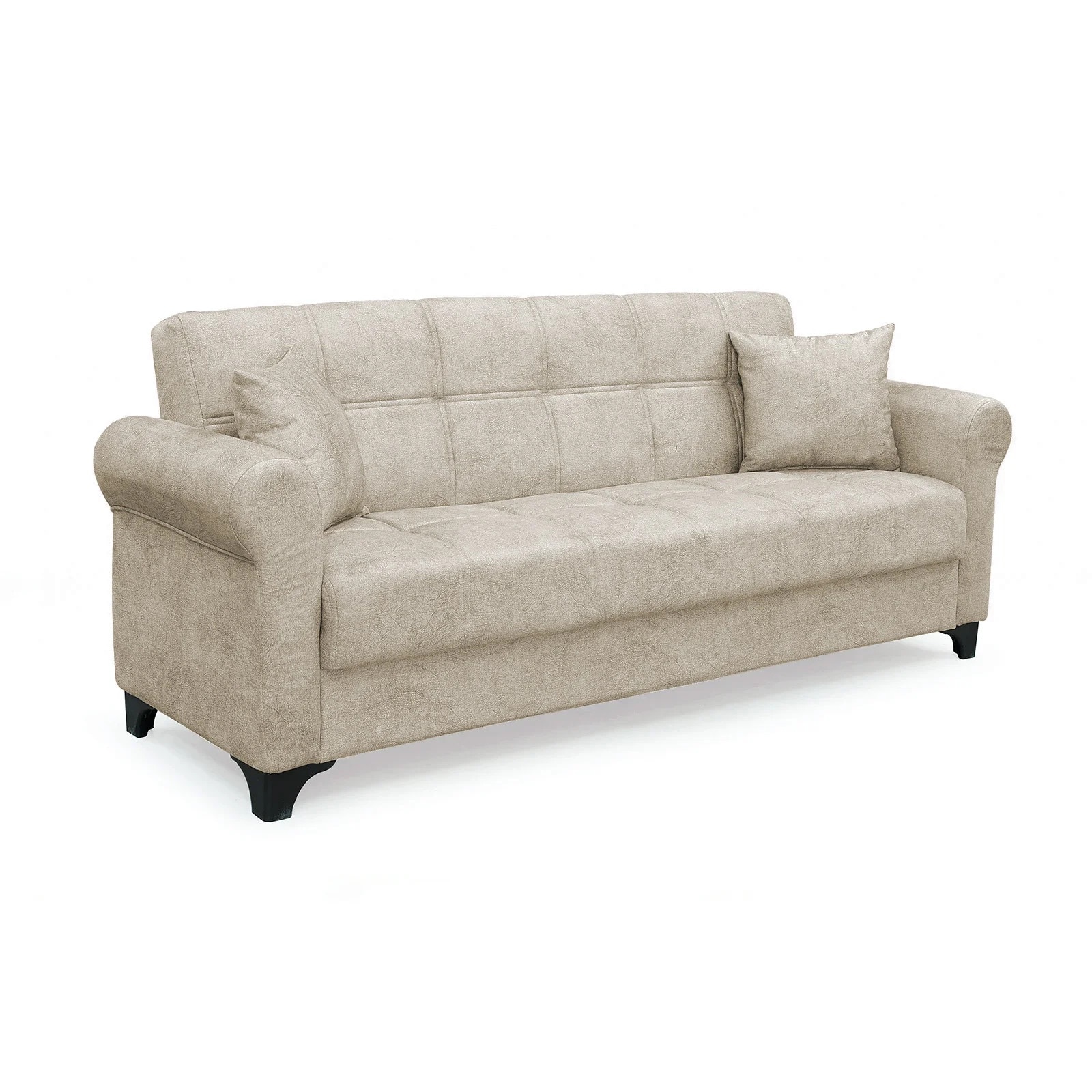 Canapea extensibila Expomob SALLY, 3 locuri, cu arcuri si lada ...