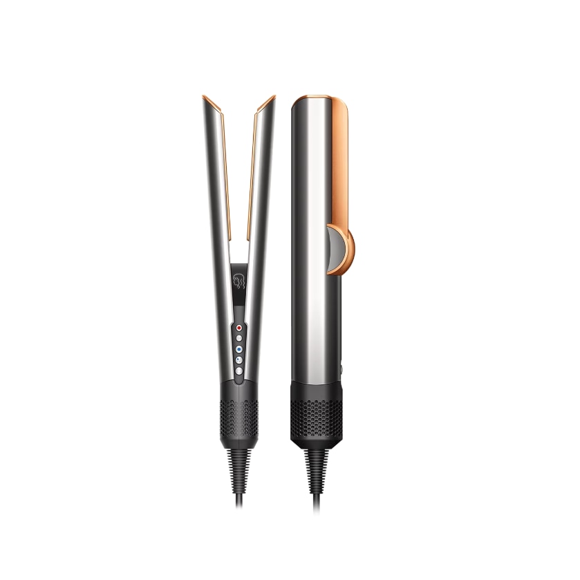 Placa de indreptat parul Dyson Airstrait, cupru/nickel, 3 setari de ...