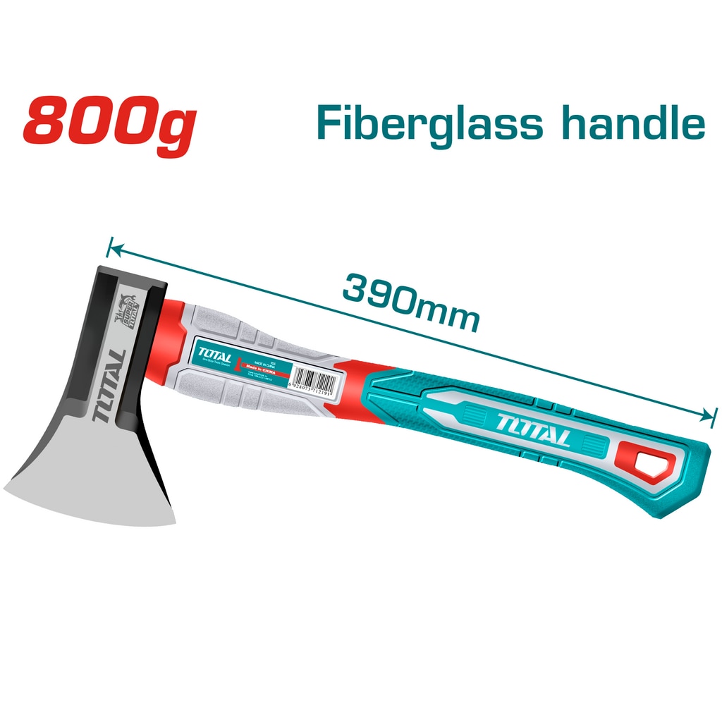 Toporisca Total, otel carbon, maner fibra de sticla, 800g - eMAG.ro