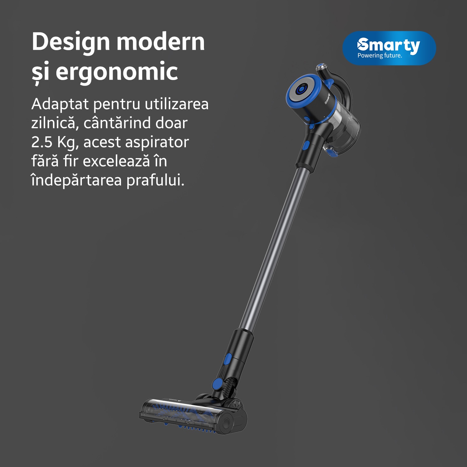 Aspirator vertical fara fir Smarty® Pro Clean Deluxe Edition, sistem de ...