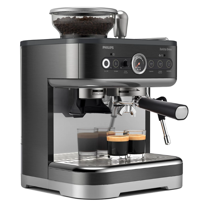 Еспресо машина Philips Barista Brew PSA3218/10, Полуавтоматична с ...