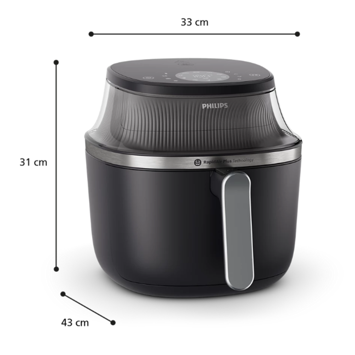 Friteuza fara ulei Philips Airfryer Seria 3000 NA331/00, compact ...