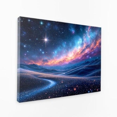 Tablou Canvas - Ocean de stele intr-o galaxie noaptea [Ocean Of Stars ...