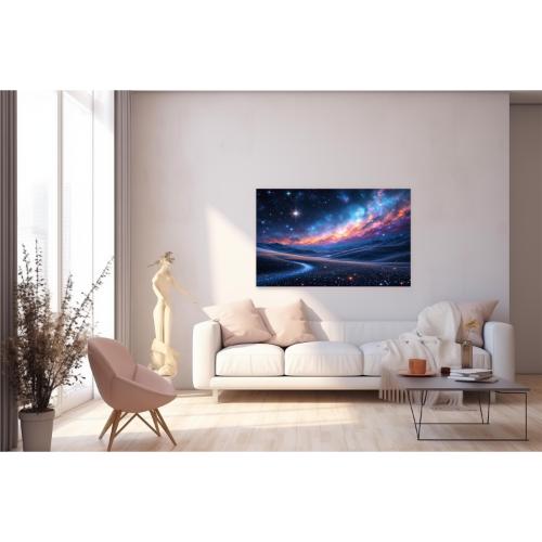 Tablou Canvas - Ocean de stele intr-o galaxie noaptea [Ocean Of Stars ...