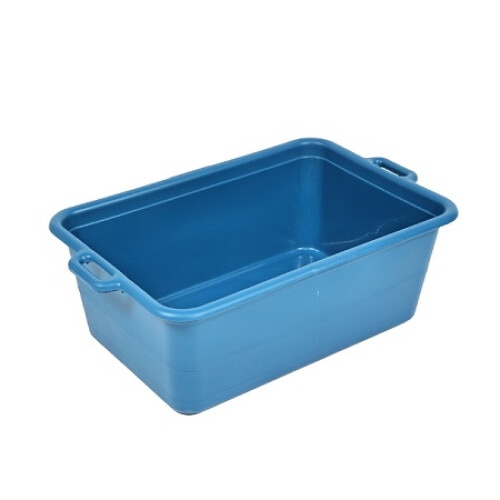Lighean Dreptunghiular cu Manere si capac, 96 litri, Plastic, Perind ...