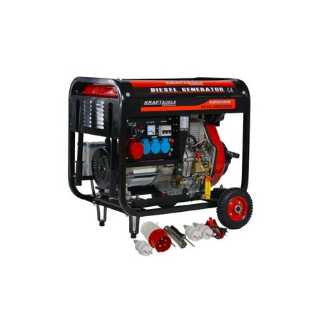 Generator pe motorina, 6500 W, 12 / 230 / 380 V, Kraft&Dele KD120 - eMAG.ro