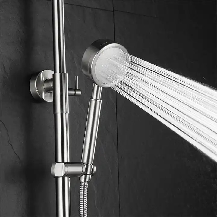 Dus de mana, inox, presiune mare, rotund, negru - eMAG.ro