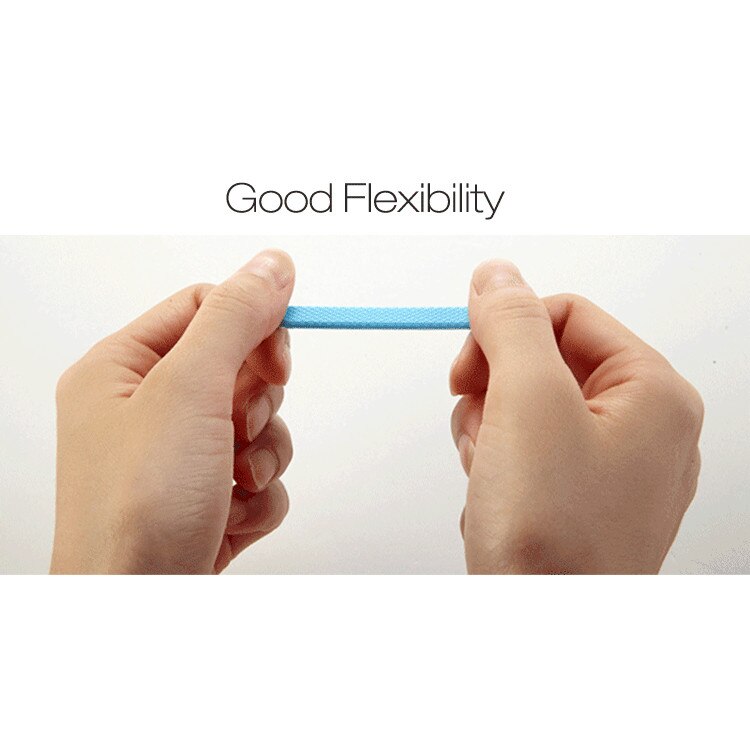 Sireturi elastice din silicon, Albastru Deschis - blue sky - eMAG.ro