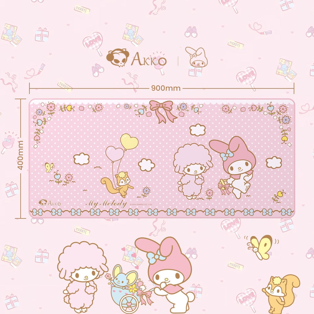 Mousepad AKKO Desk Mat, 900x400, My Melody - eMAG.ro