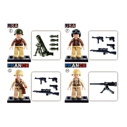 Sluban Army építőkészlet – WWII Minifigures in polybag - eMAG.hu