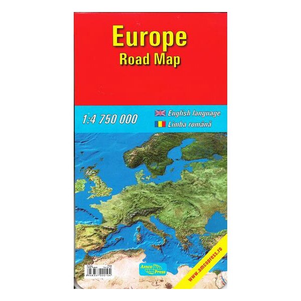 Harta pliata Europa rutiera - eMAG.ro