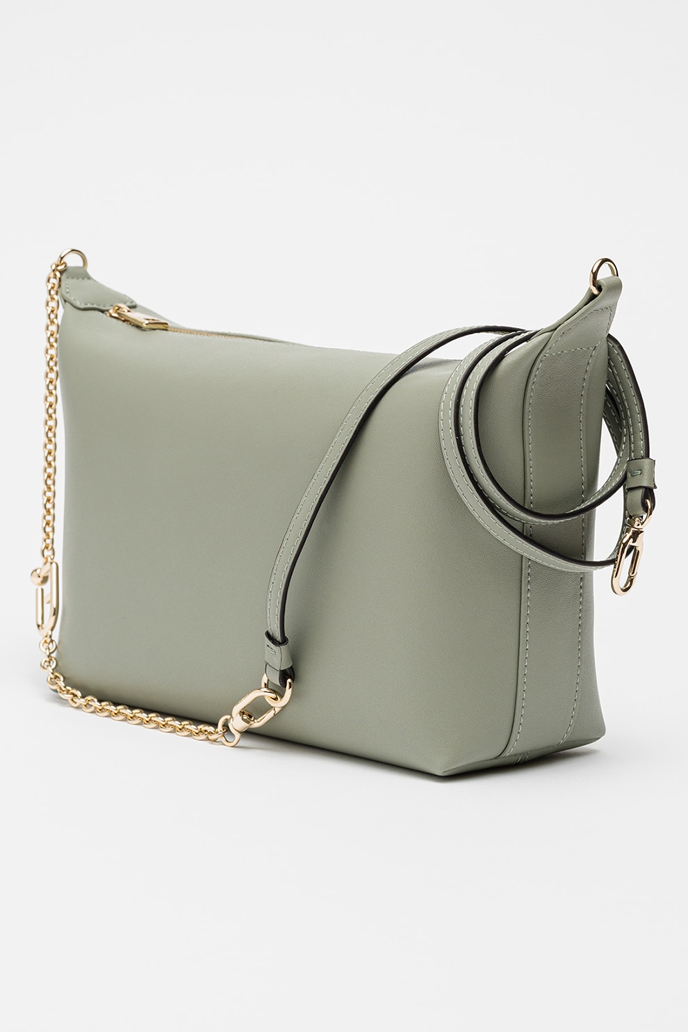 Furla, Geanta crossbody de piele Nuvola, Verde sparanghel - eMAG.ro