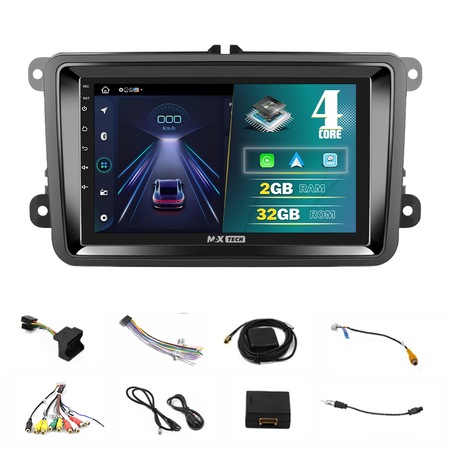 Navigatie Volkswagen / Skoda / Seat Android 13, MaxTech®, 2 GB RAM 32 ...