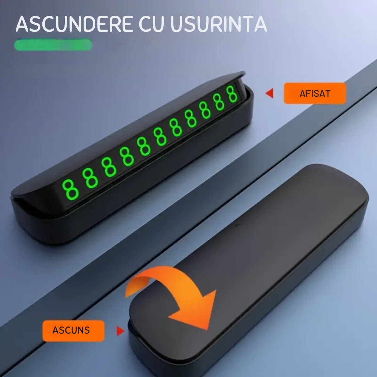 Suport pentru Numar de Telefon Auto – Accesoriu Pratic si Elegant ...