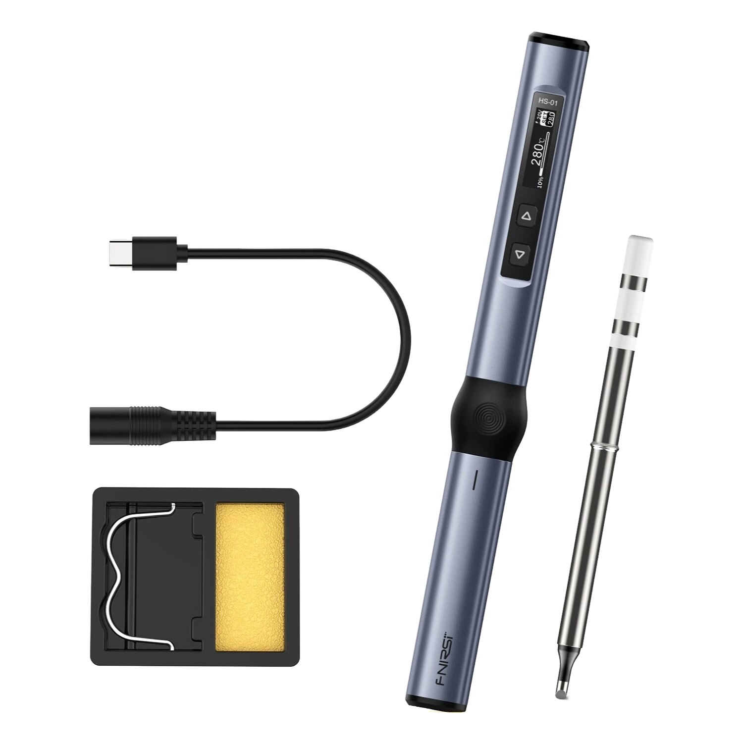 Fier de lipit/Letcon portabil FNIRSI, HS01-KIT1, PD 65W, DC 96W ...