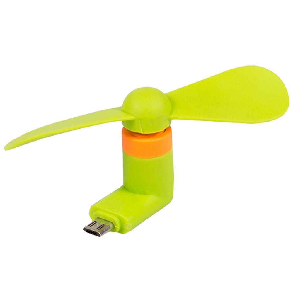 Ventilator mini portabil pentru telefon si tableta, port mini USB ...