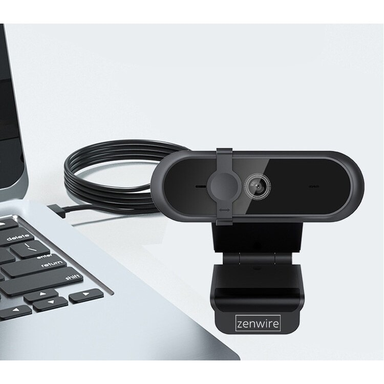 Camera Web cu microfon Zenwire, W6, pentru calculator /l aptop, USB 3.0 ...