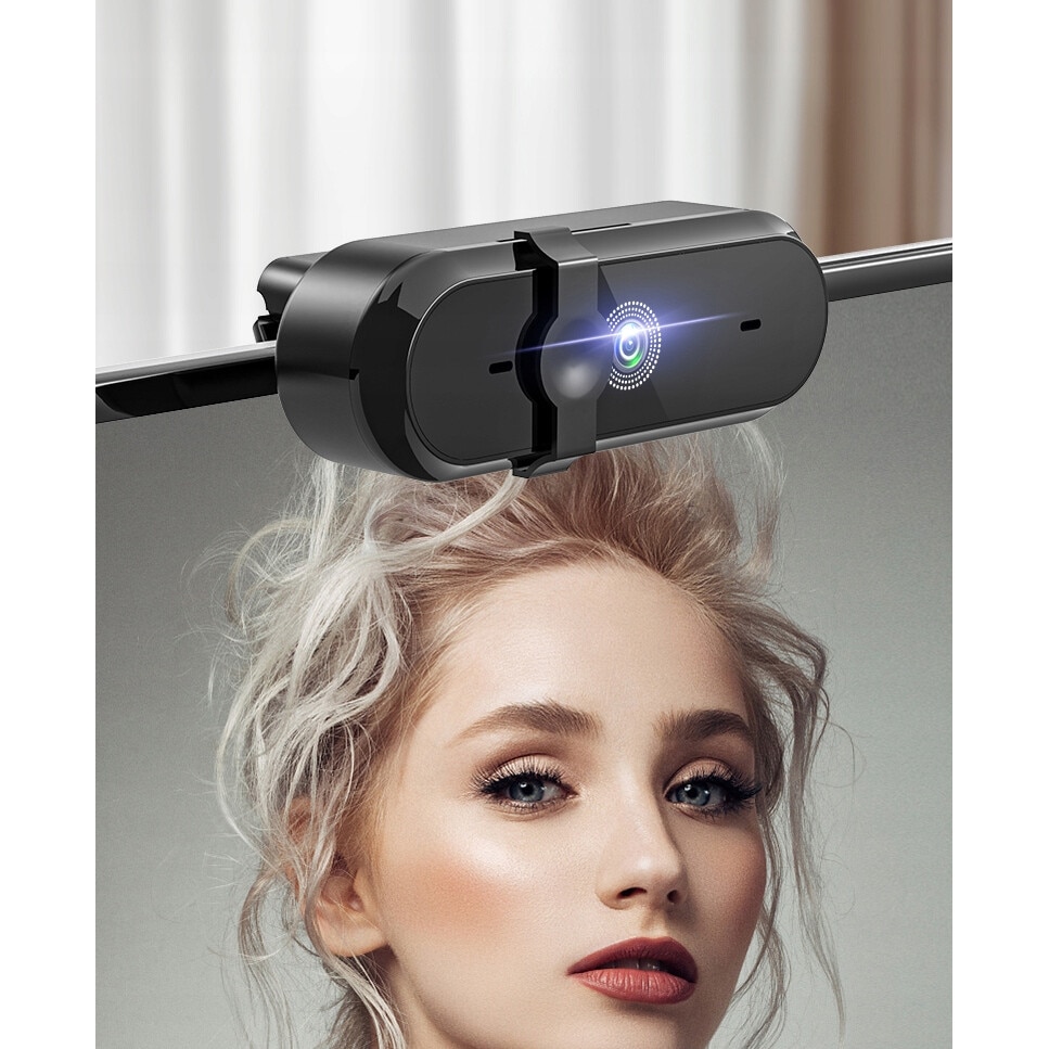 Camera Web cu microfon Zenwire, W6, pentru calculator /l aptop, USB 3.0 ...