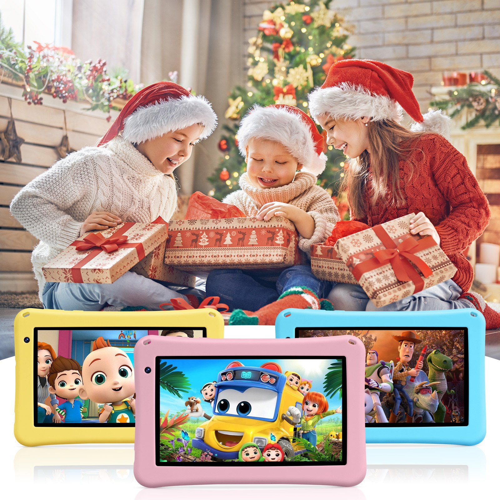 Tableta copii 7 inci，BRILLAR Tableta Android 13, octa-core，8GB RAM，64GB ...