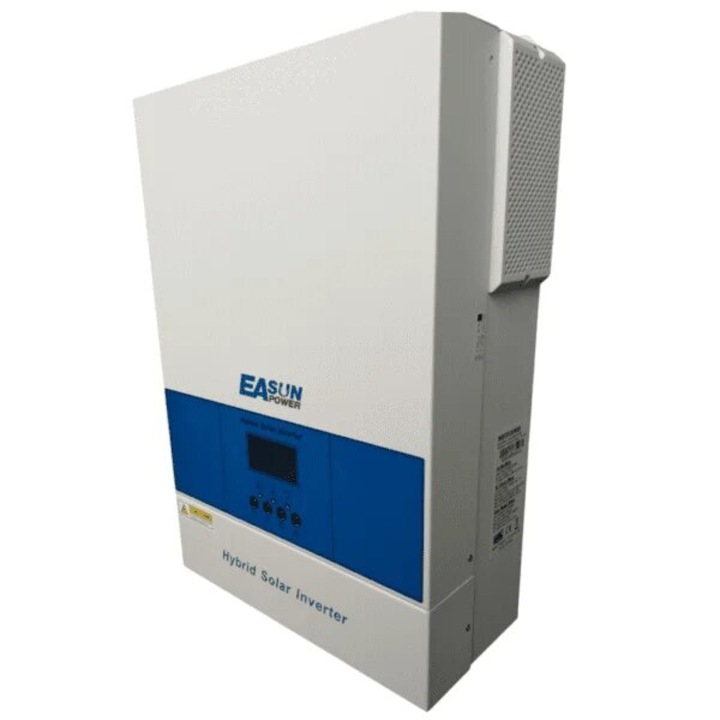 Invertor EASUN SMG II 6.2 KW sinus pur 48V cu regulator MPPT 120A si ...