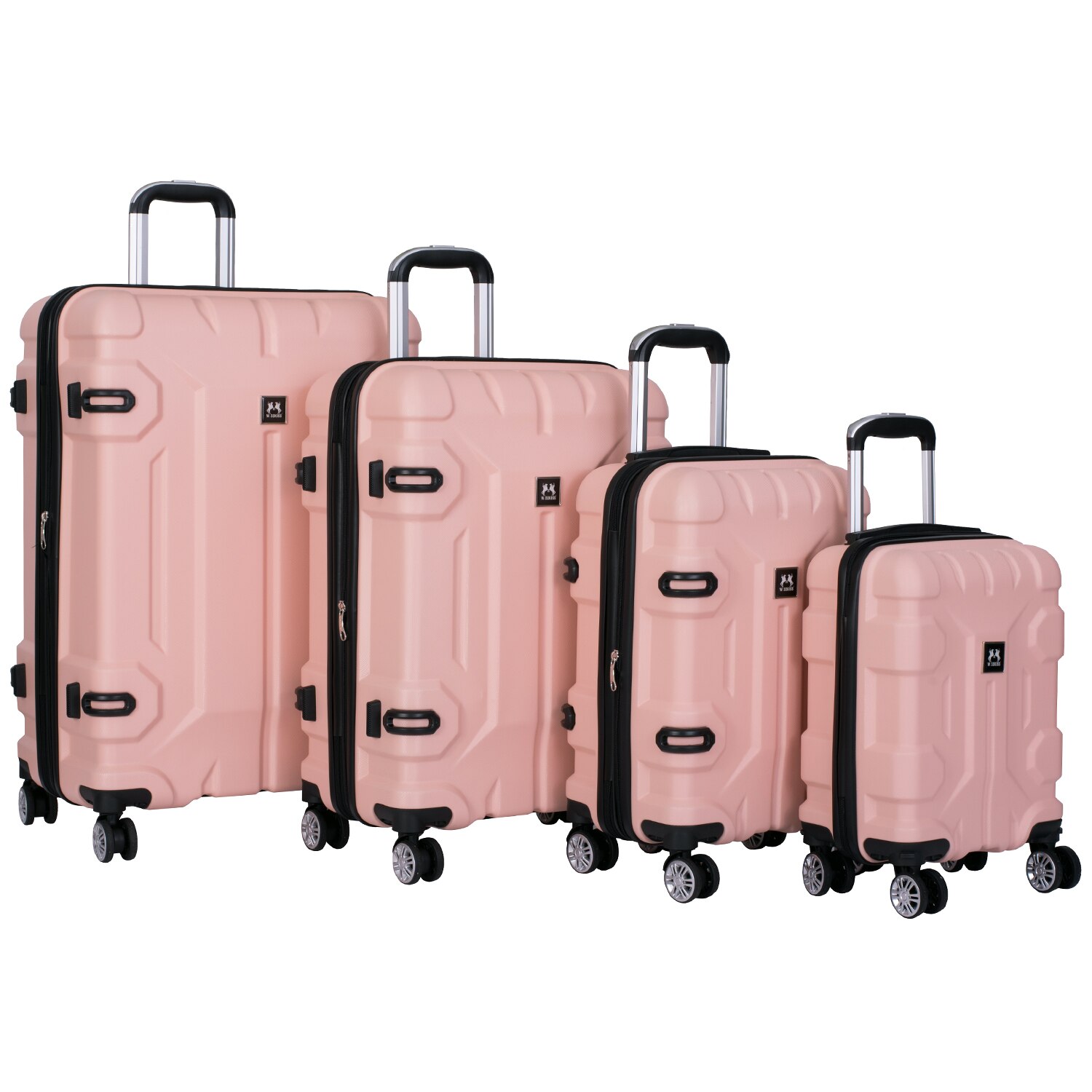 Troler cabina avion Wizz Air, 40x30x20 cm, 4 roti duble cu rotatie 360 ...