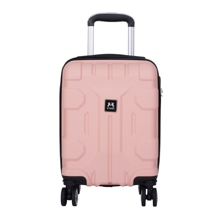 Troler cabina avion Wizz Air, 40x30x20 cm, 4 roti duble cu rotatie 360 ...