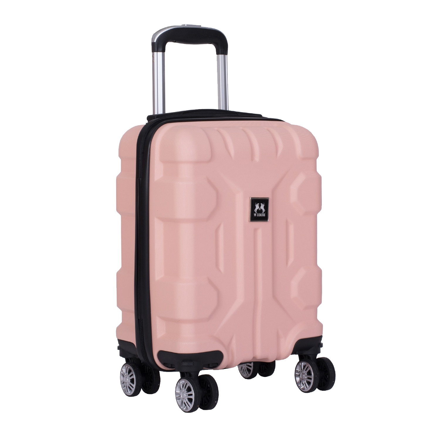 Troler cabina avion Wizz Air, 40x30x20 cm, 4 roti duble cu rotatie 360 ...