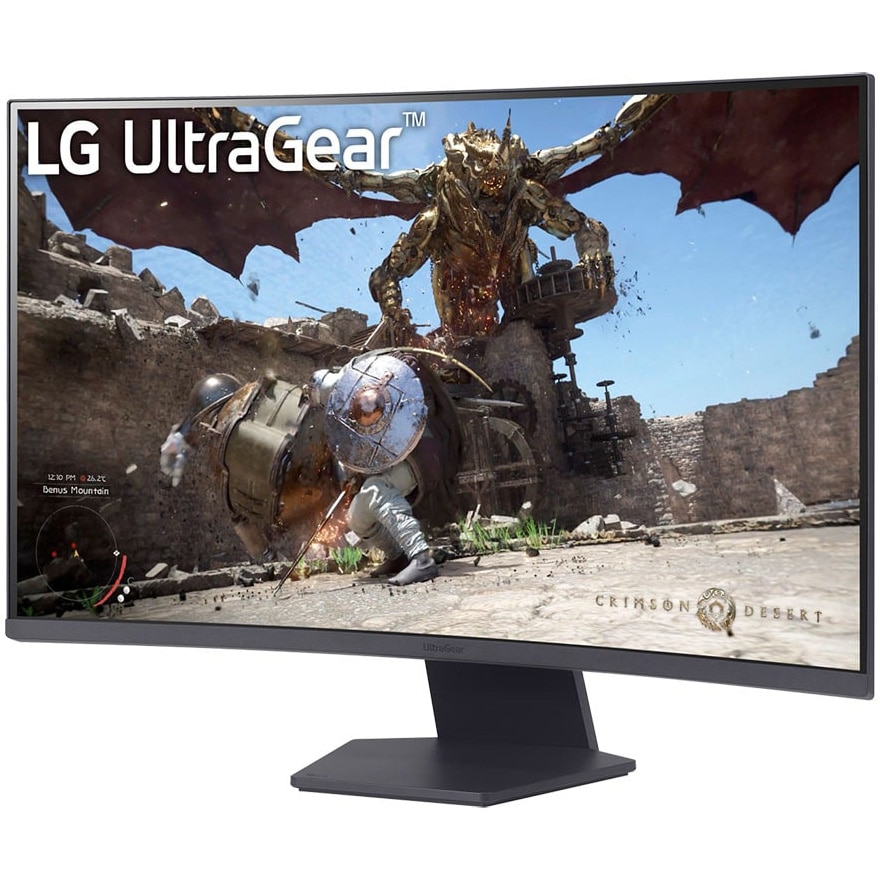 Monitor LED Gaming Curbat LG 32GS60QC-B, 31.5", QHD (2560 x 1440), HDMI ...