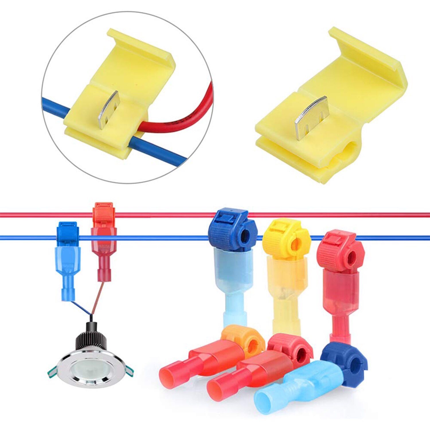 Set de conectori rapizi T Tap, Novaza Tech, 160 bucati, compatibili cu ...