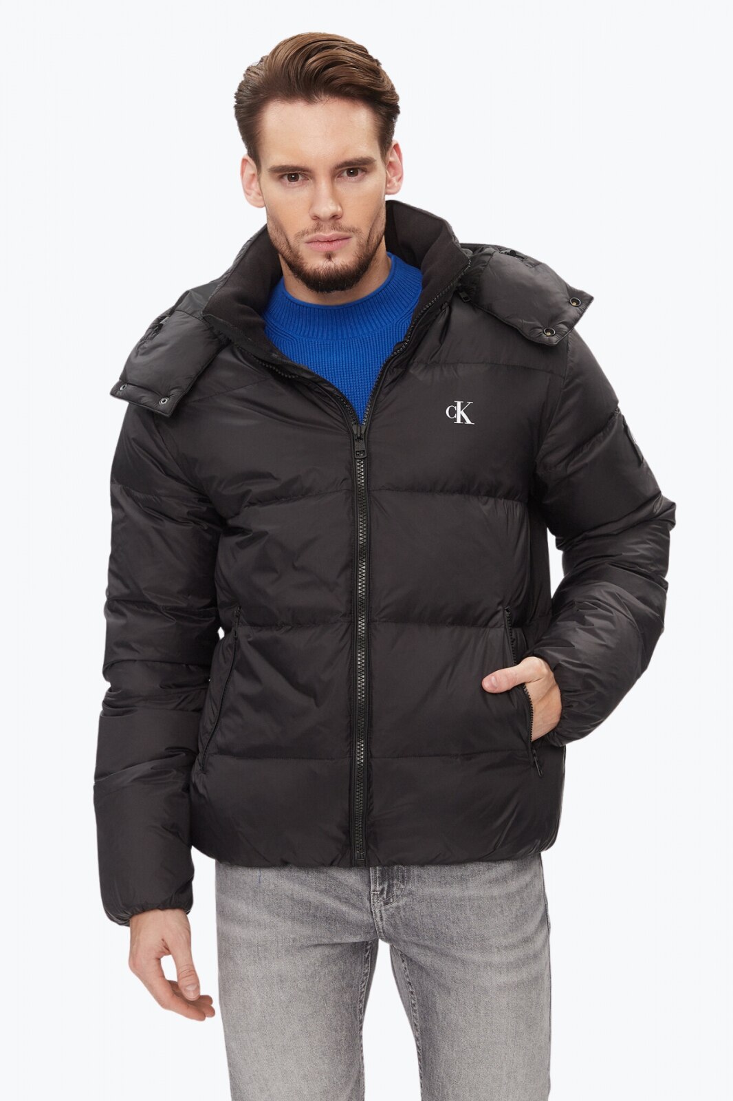 Geaca, Calvin Klein Jeans, Negru, S - eMAG.ro