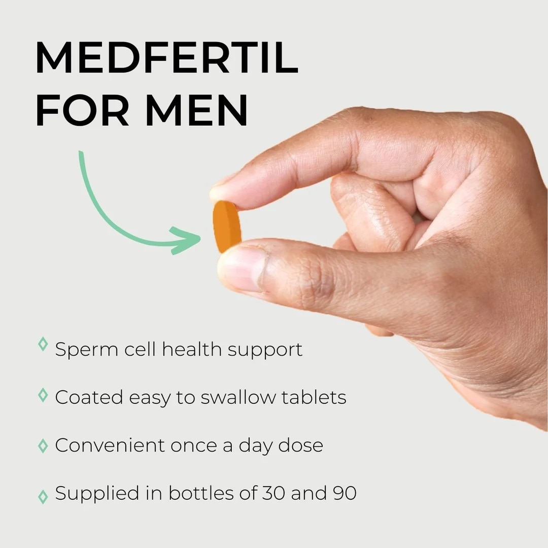 Supliment pentru fertilitate Medfertil, 90 capsule, contine Vitamina C ...