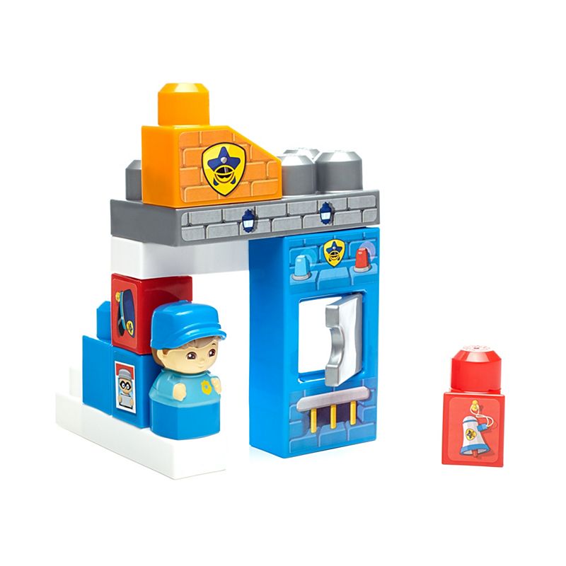 Set de construit statie de politie, Mega Blocks, Multicolor - eMAG.ro