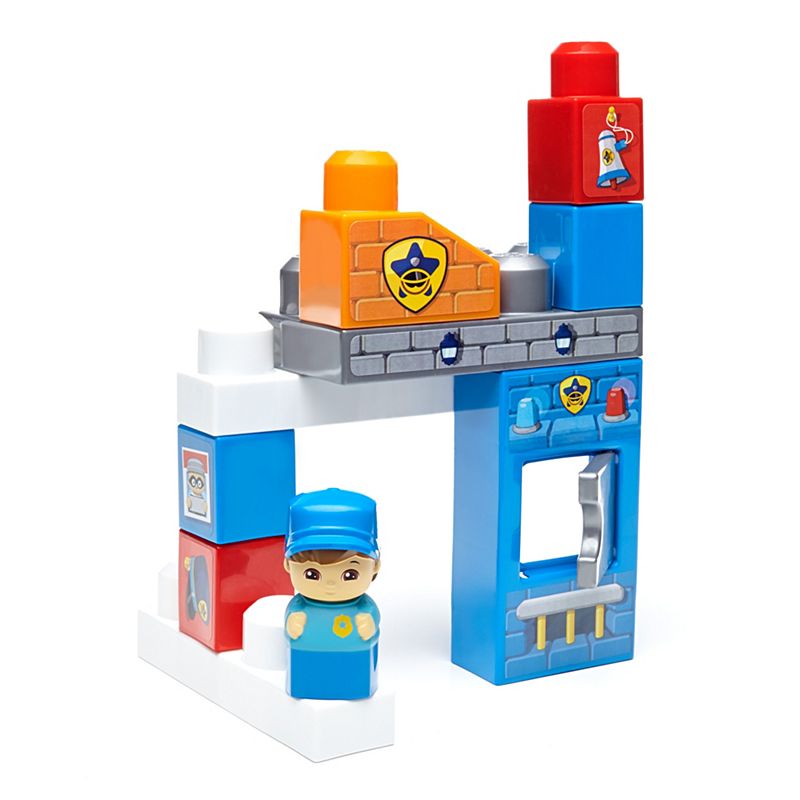 Set de construit statie de politie, Mega Blocks, Multicolor - eMAG.ro